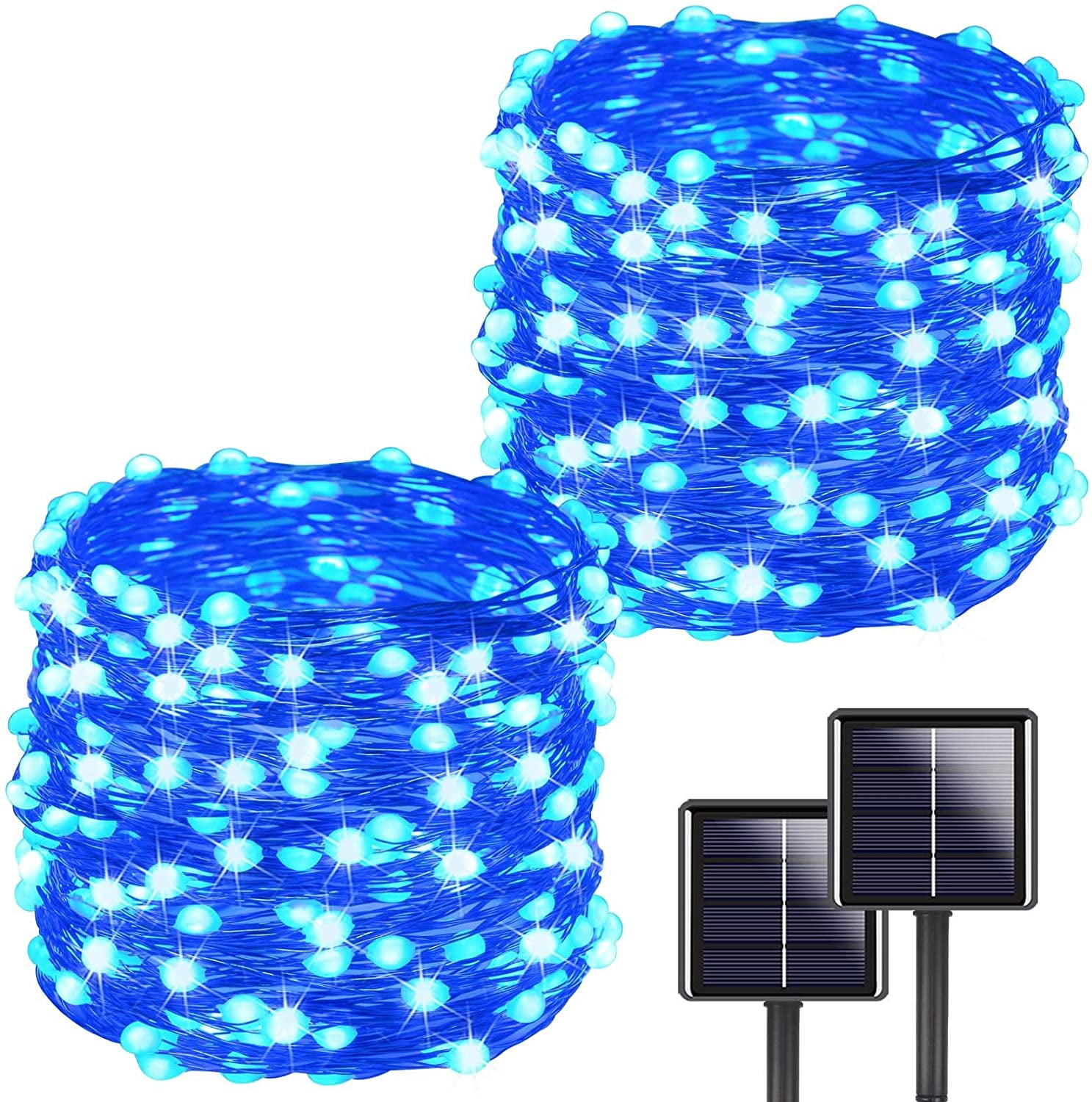 Solarera Solar String Lights Outdoor, 200 LED 72 Ft Long Starbright ...