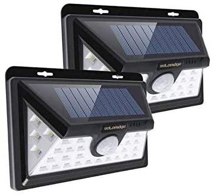 Solaridge 34 LEDs Solar Sensor Lights, Outdoor, Solar Motion Light with ...