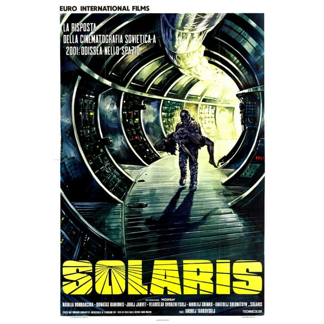 Solaris 1972 poster Italian poster 12x16 Print on Metal Sign 12in x ...