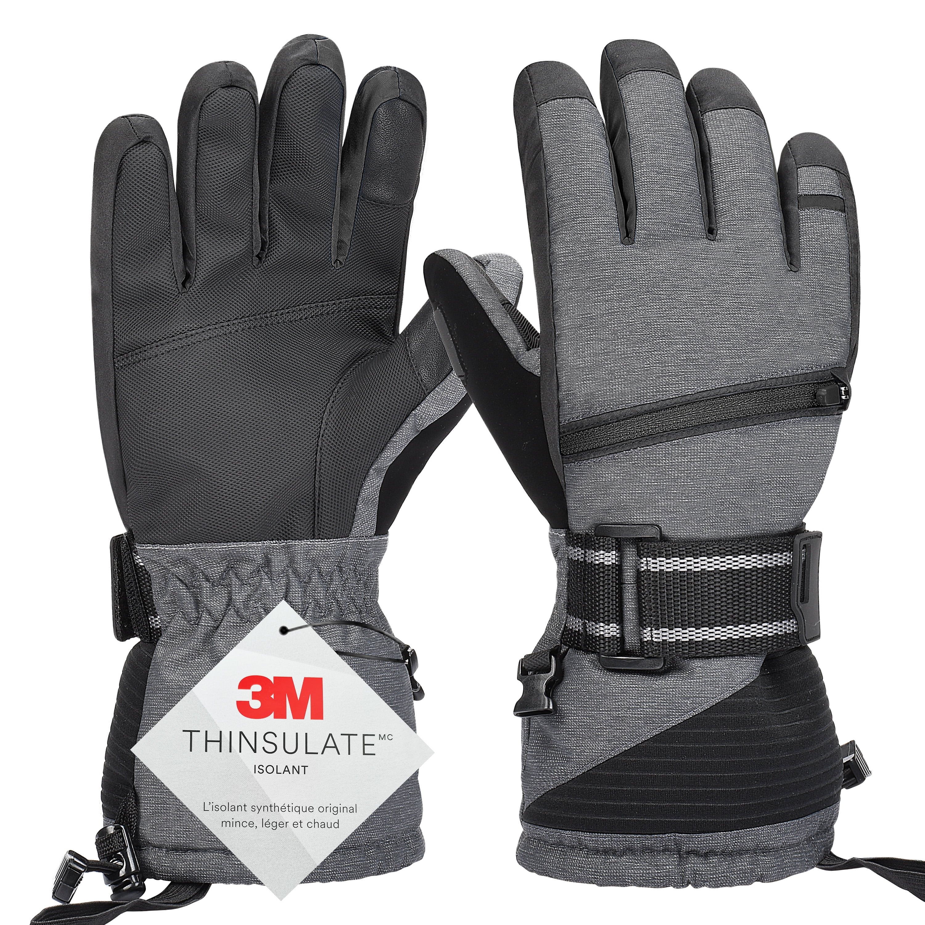 Solaris Ski Gloves, Winter Warm 3M Insulation Waterproof, Skiing ...