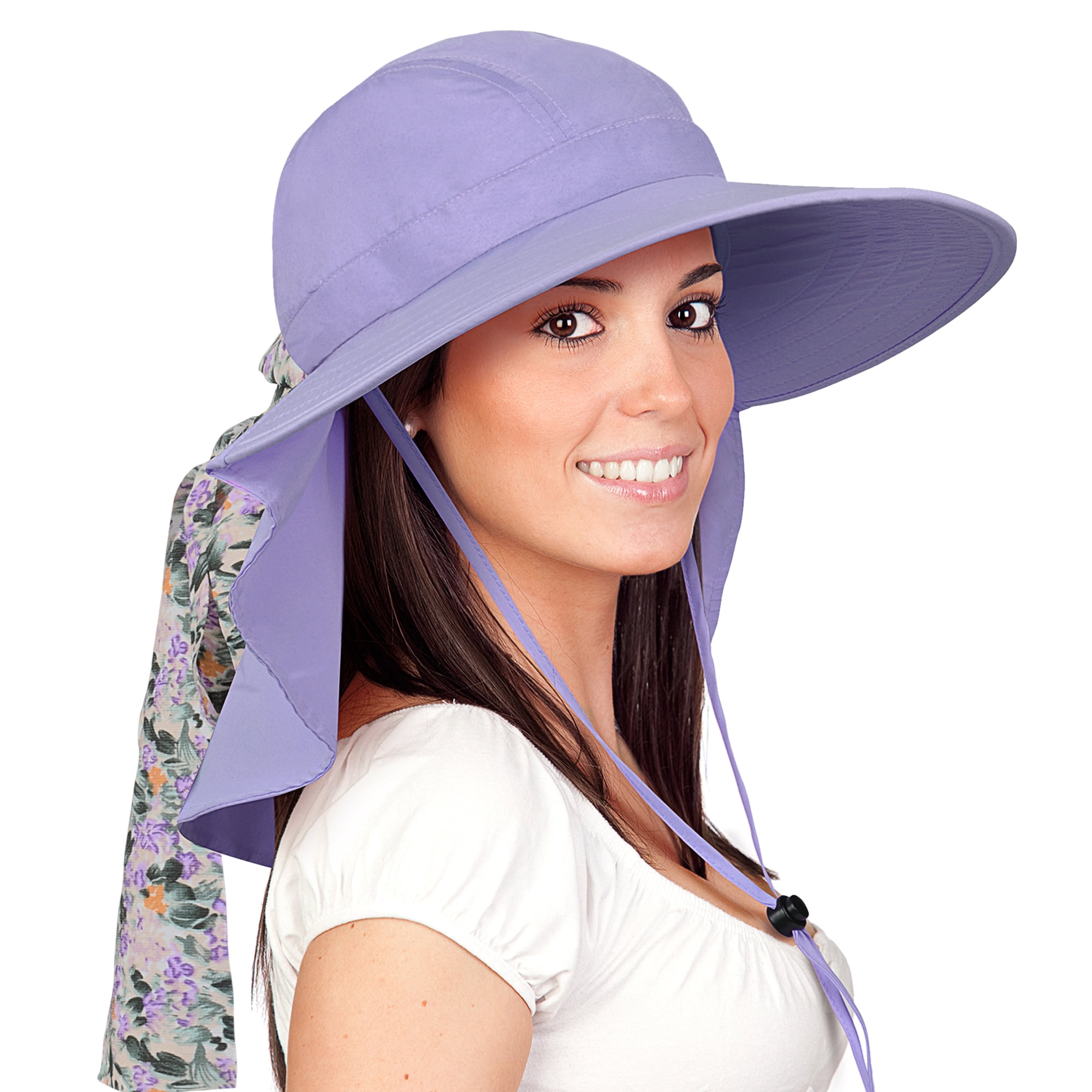 Solaris Women Outdoor Boonie UV Protecting Sun Hats with Neck Flap and ...