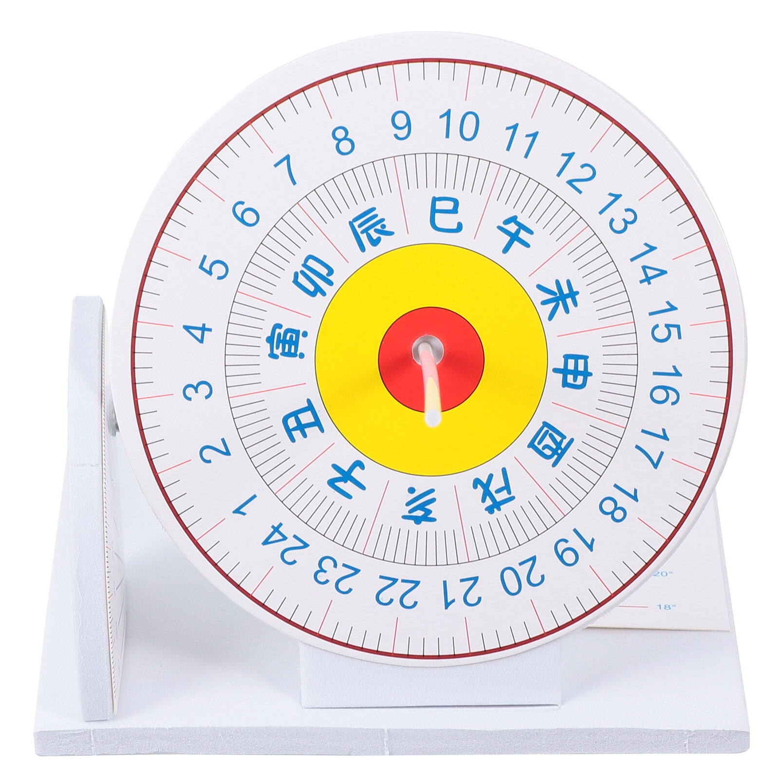 Sundial Model for Decoration Scientific Teaching Aid in White Plastic ...