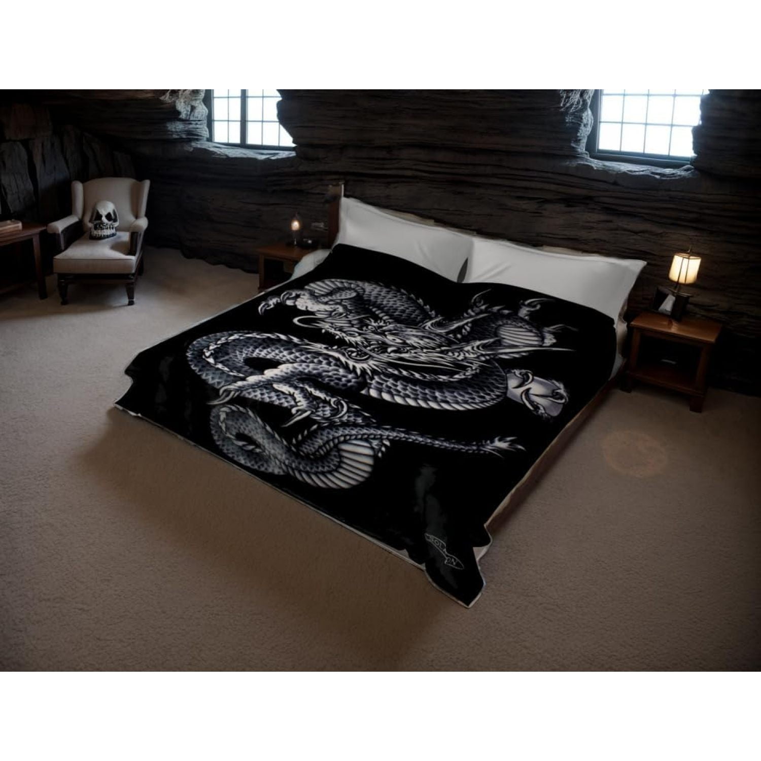 Solaron Original Dragon Thick Mink Korean Super Soft Plush King Size ...