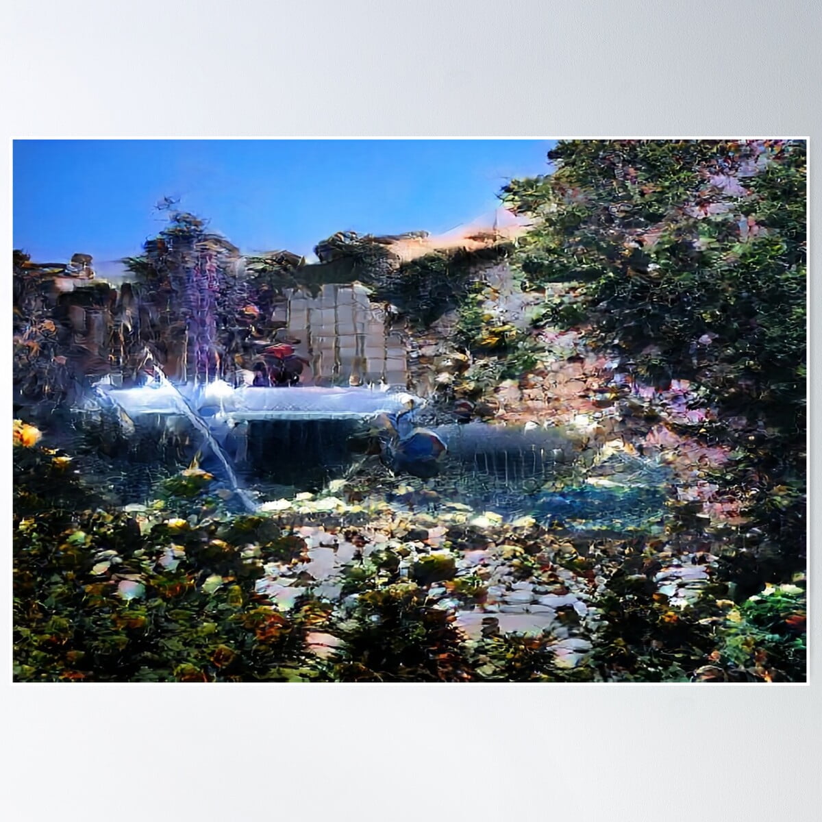 Solarpunk Abstract Ai Future Scene Poster Wall Art, Modern Wall Decor For Living Room Bedroom ...