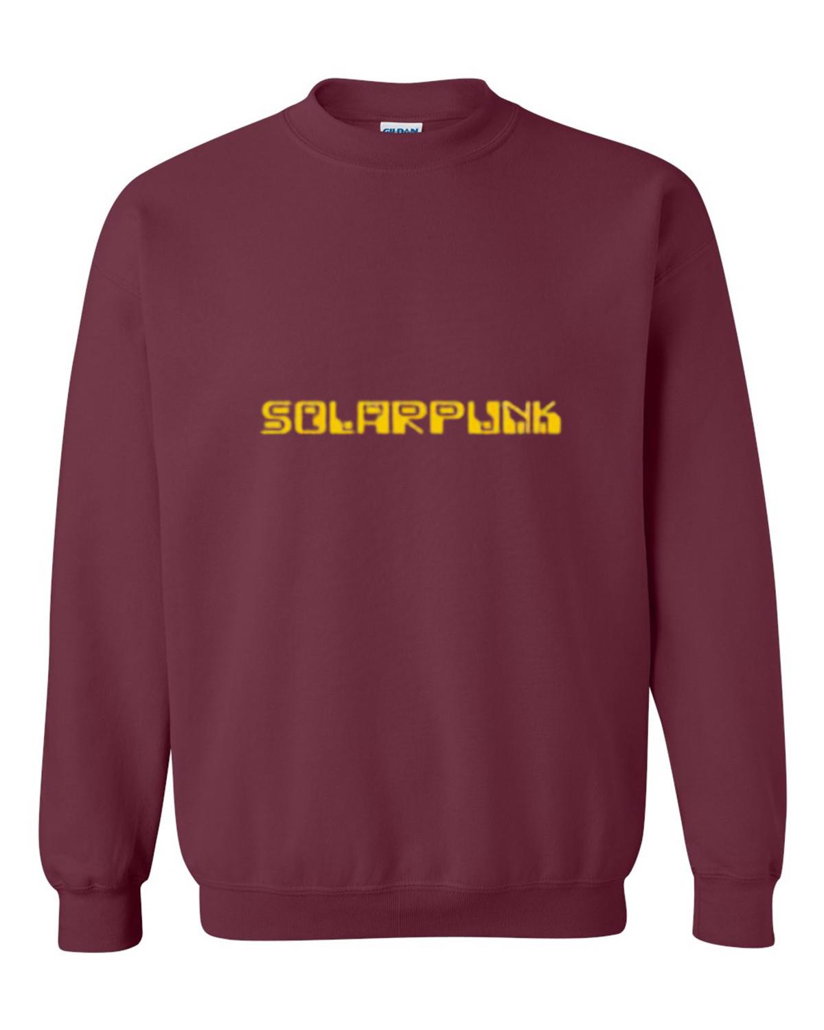 Solarpunk Vintage Bold Retro Eco Vision Inspired Earth Style Sweatshirt ...