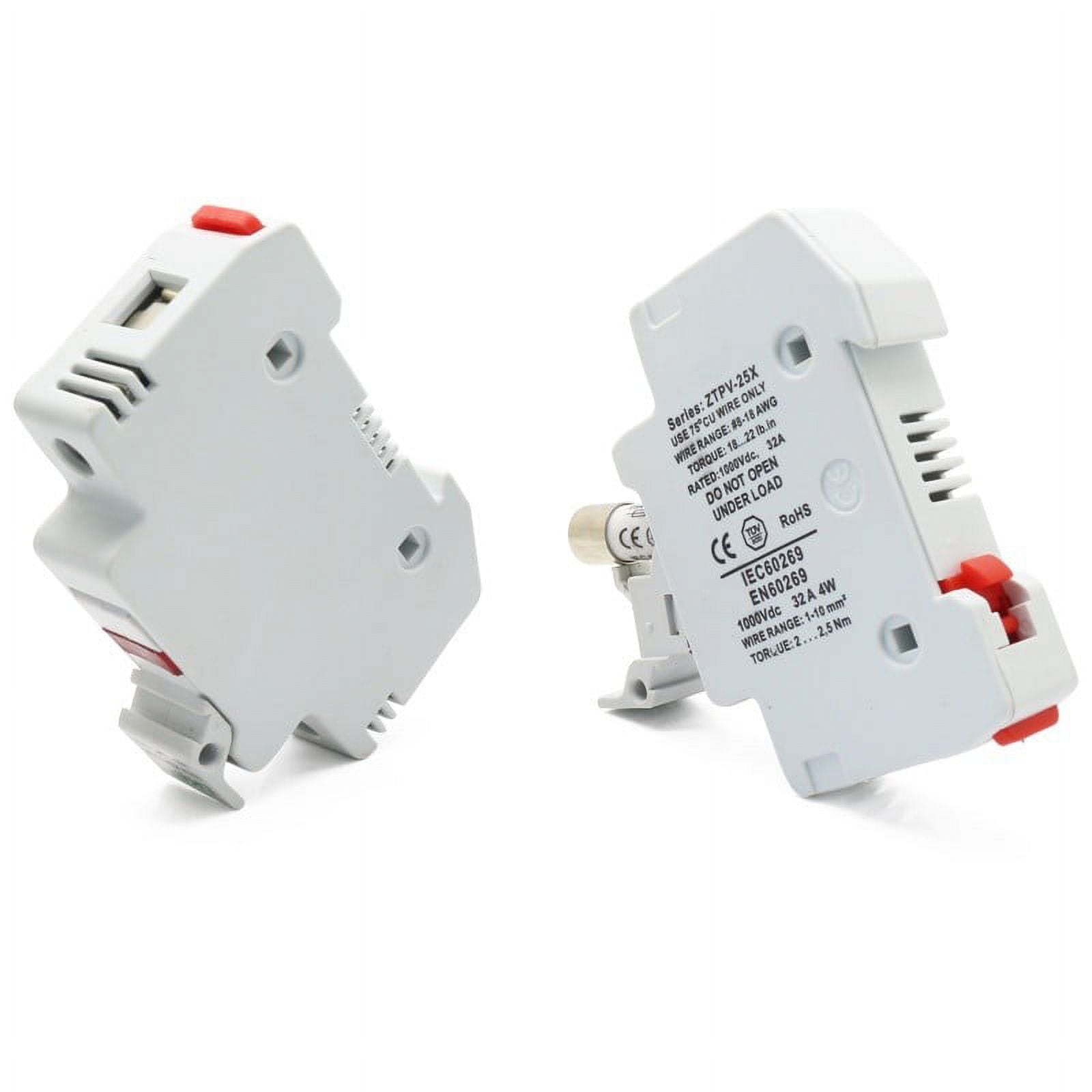 Solarpv Fusible1000Vdcfusible 10X38Mm Gpvled Holder For Solar ...