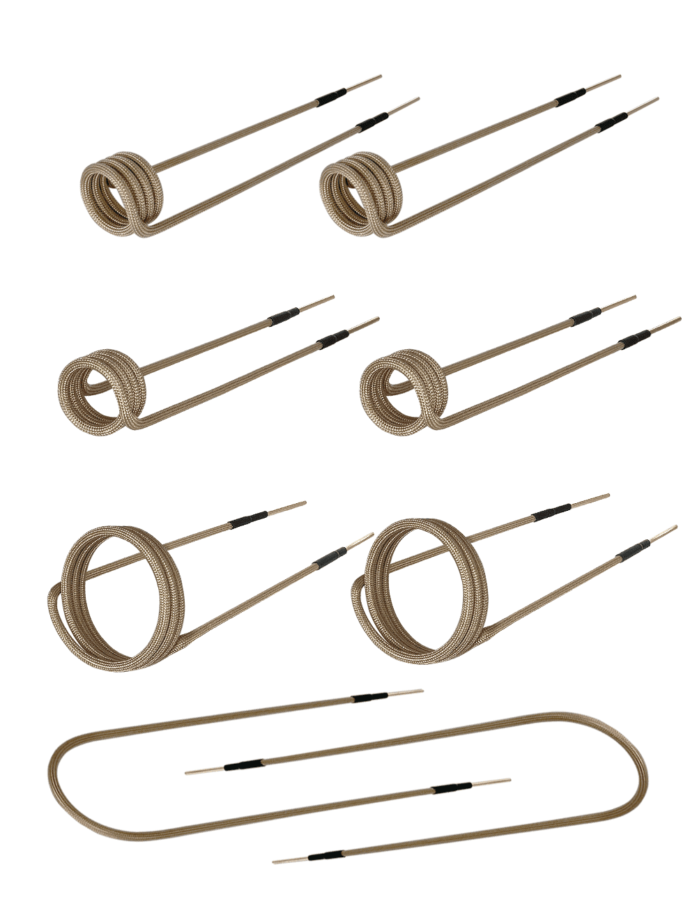 Solary Induction Heater Coil Kit, 8 Pcs Induction Preformed Coil For ...