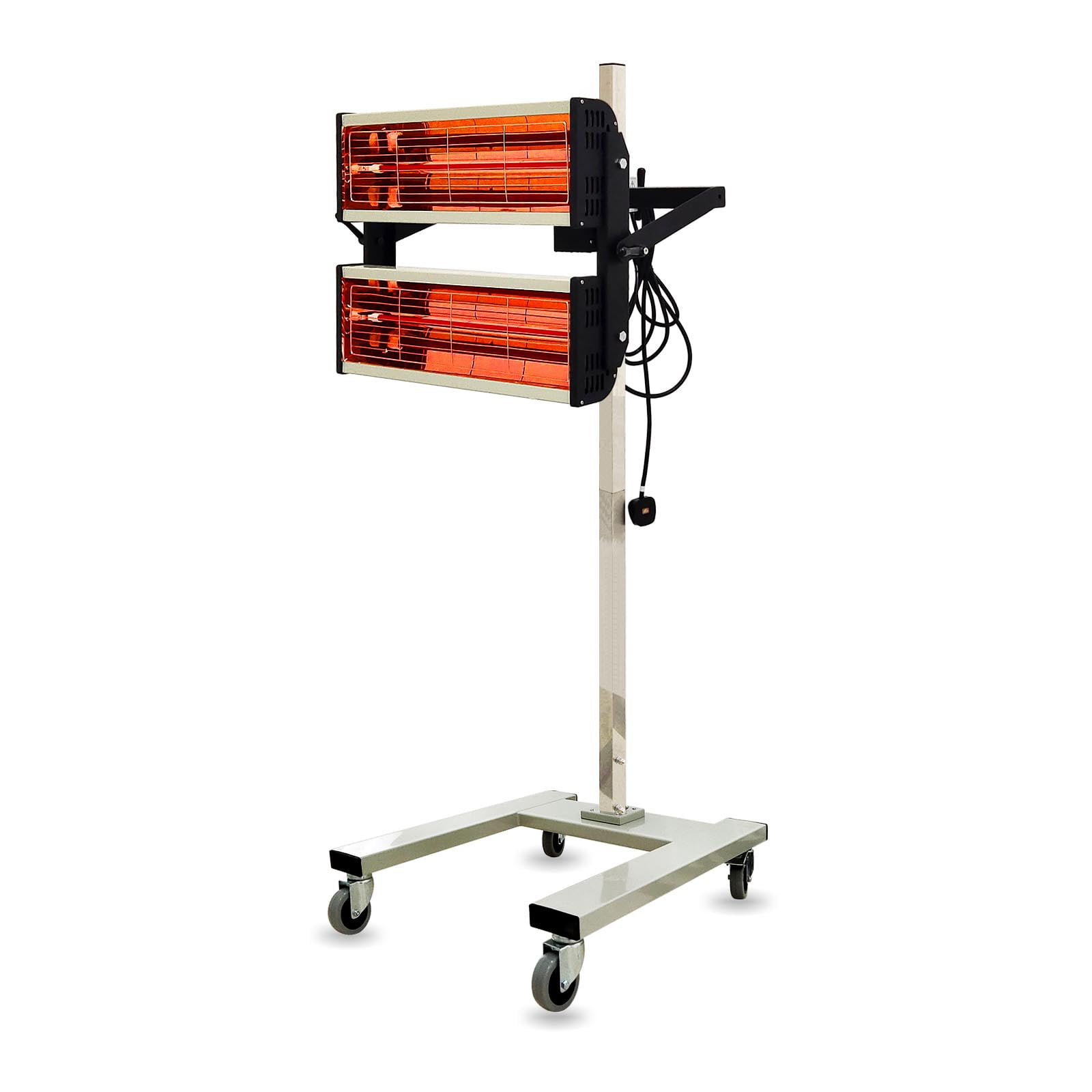 Solary Infrared Paint Curing Lamp, 2100W 110V Movable Short Wave ...