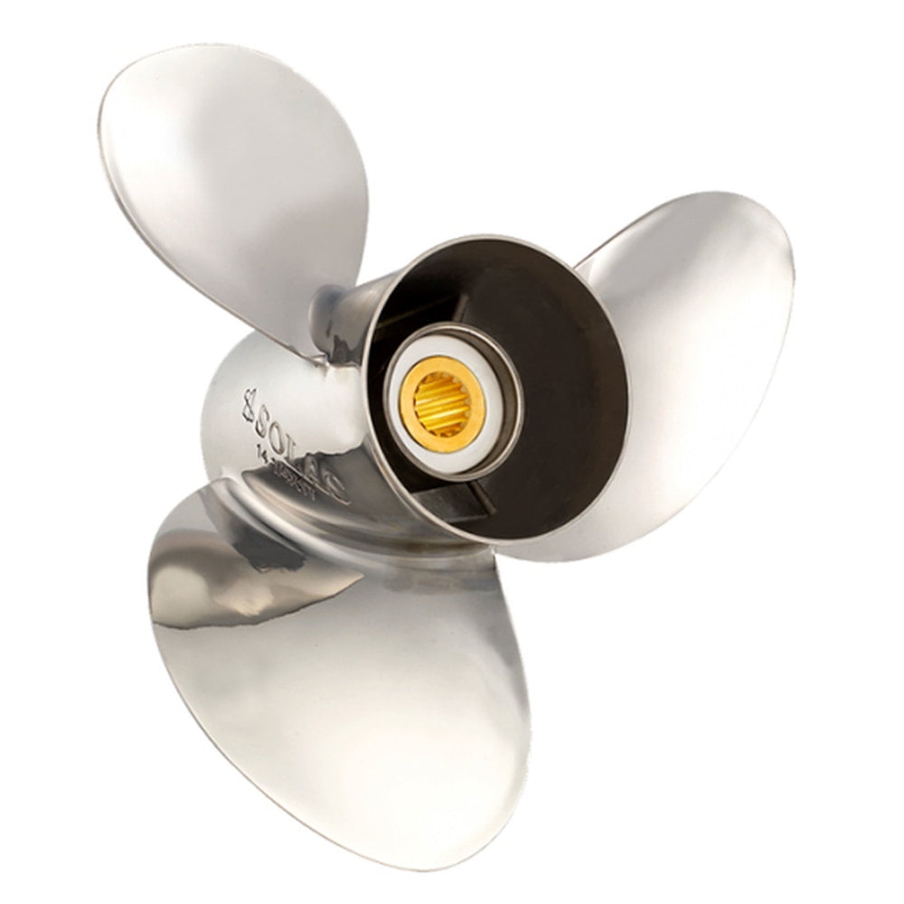 Solas 2121-093-11 Saturn Stainless Steel 3-Blade Propeller - RH, 9.25" Diameter x 11" Pitch ...