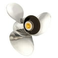 Solas 2121-093-11 Saturn Stainless Steel 3-Blade Propeller - RH, 9.25" Diameter x 11" Pitch ...