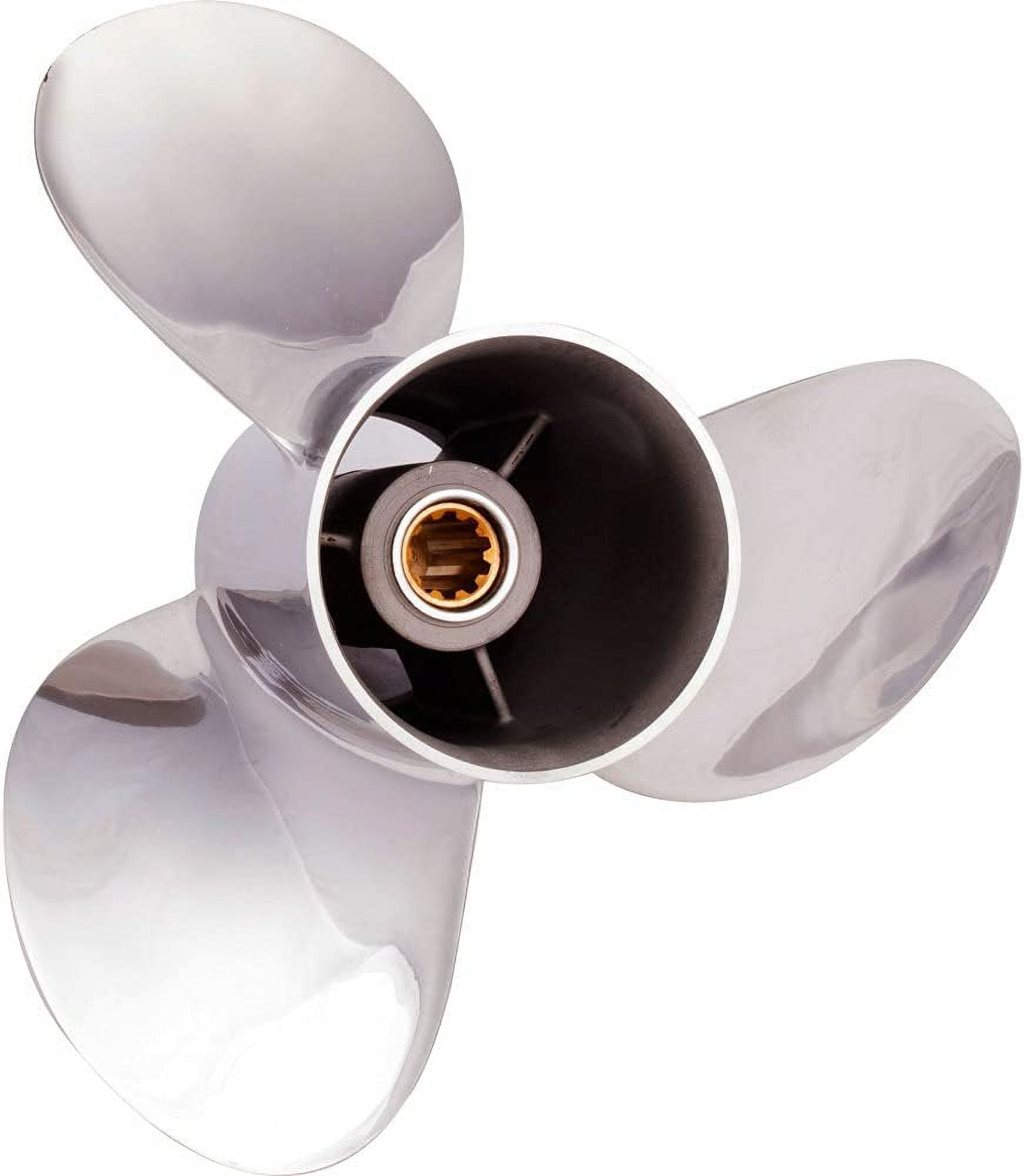 Solas 3231-101-13 Stainless Steel 3-Blade Propeller - RH, 10.13" Diameter x 13" Pitch - Walmart.com