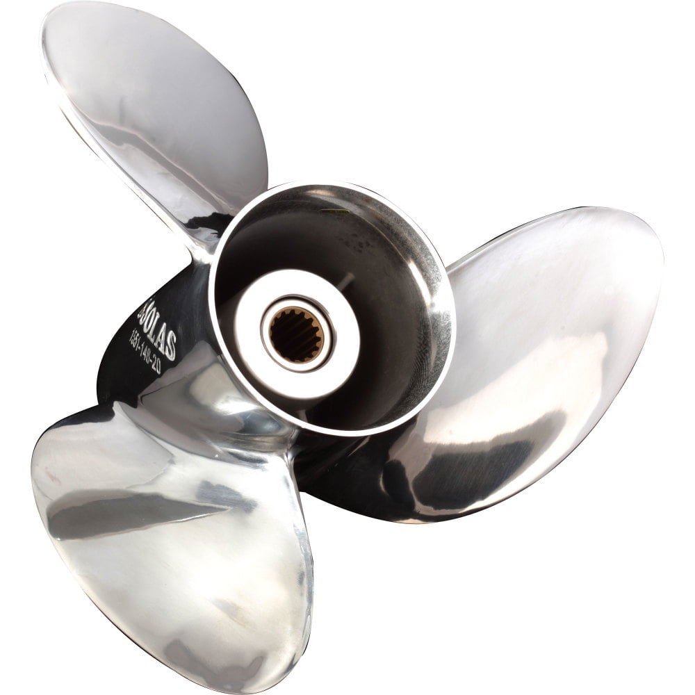 Solas 3551-148-17 HR Titan Stainless Steel 3-Blade Boat Propeller - RH ...