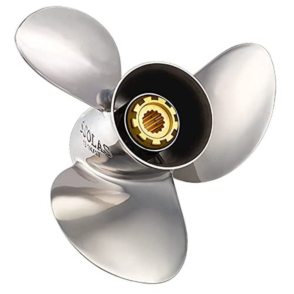 Solas 4231-105-11 Saturn Stainless Steel 3- Propeller - RH, 10.5" Diameter x 11" Pitch - Walmart.com