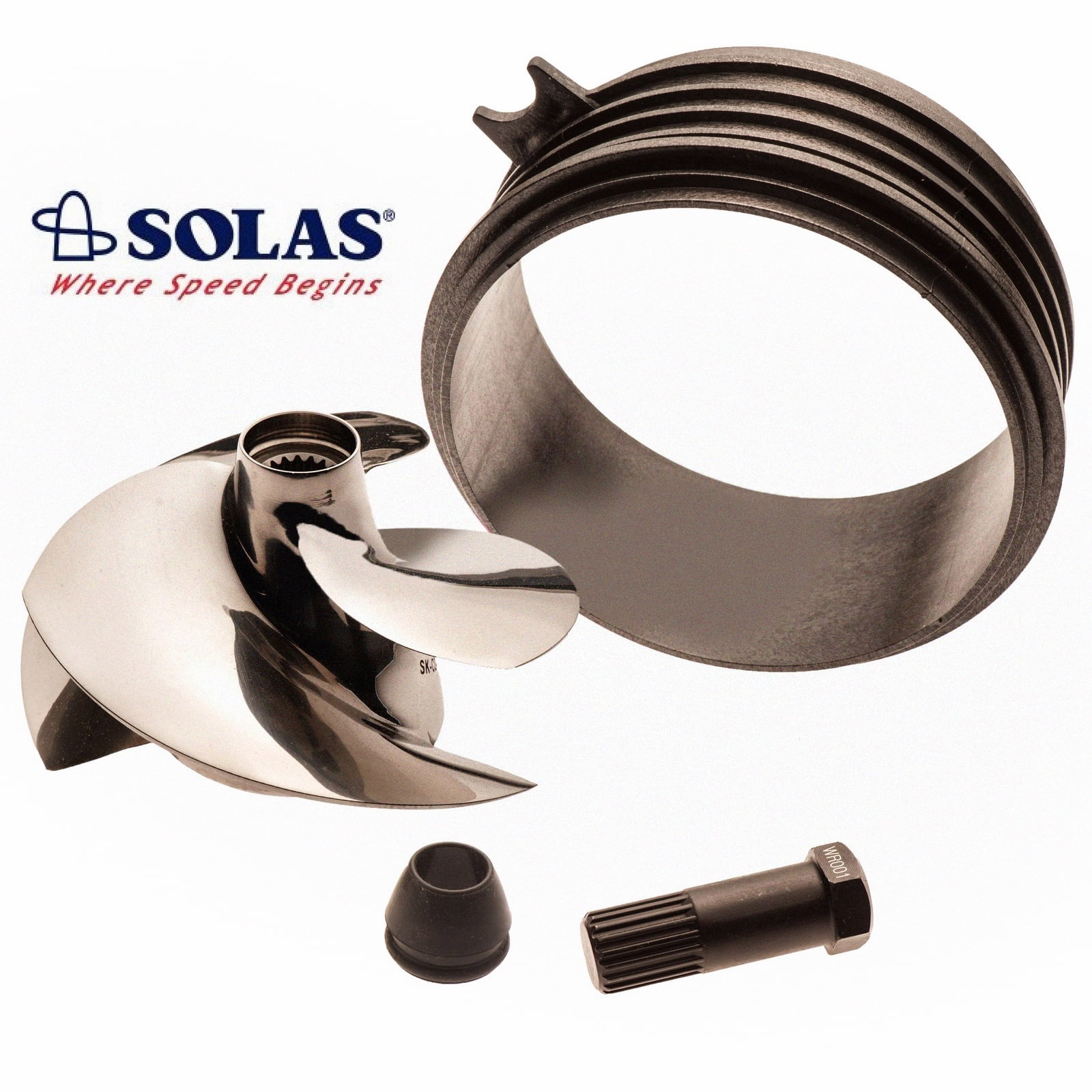 Solas Sea Doo Spark 2-Up 3-Up Impeller SK-CD-12/17 W/ Wear Ring ...