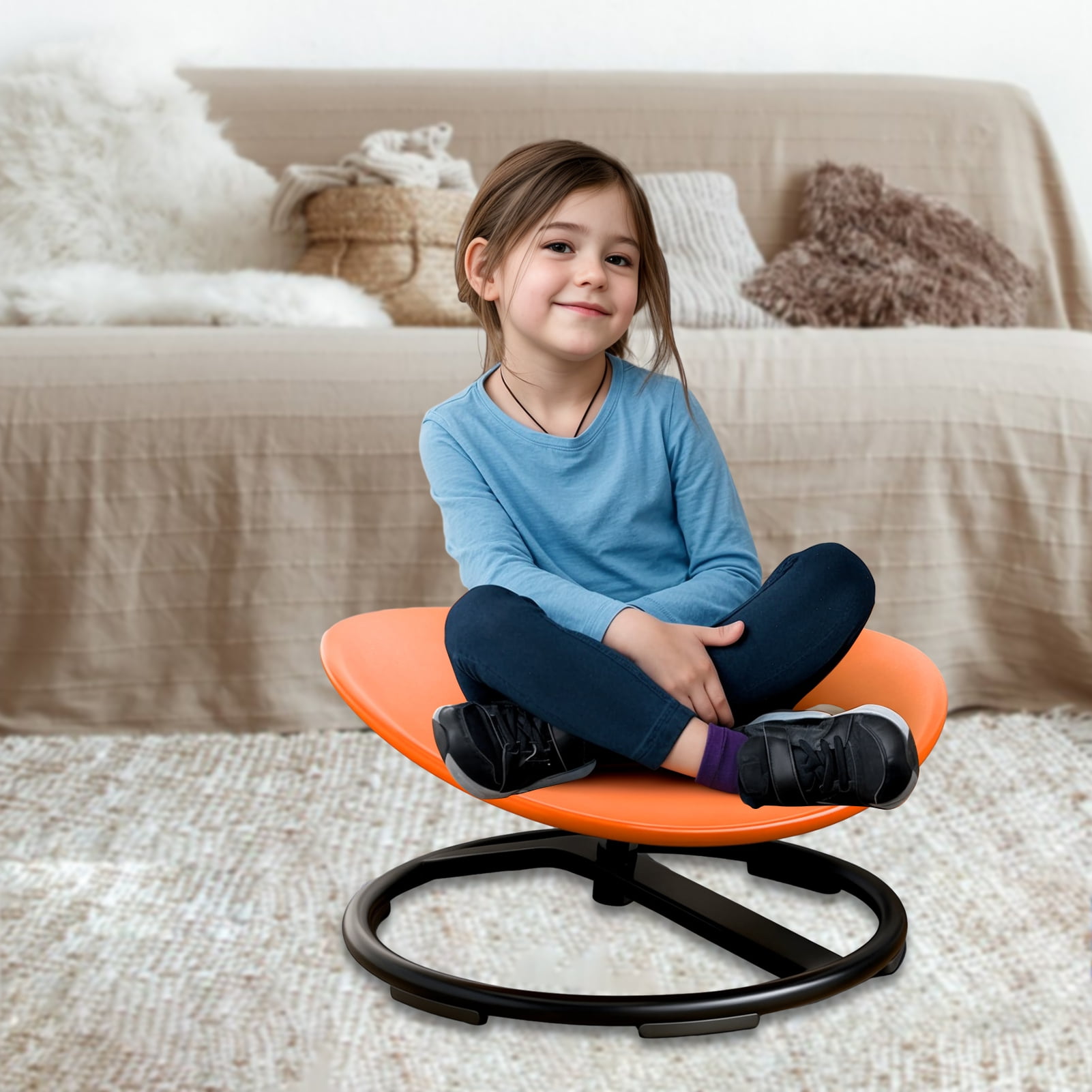 Solautey Sensory Swivel Chairs for Kids, Spinning Chair for Kids ...