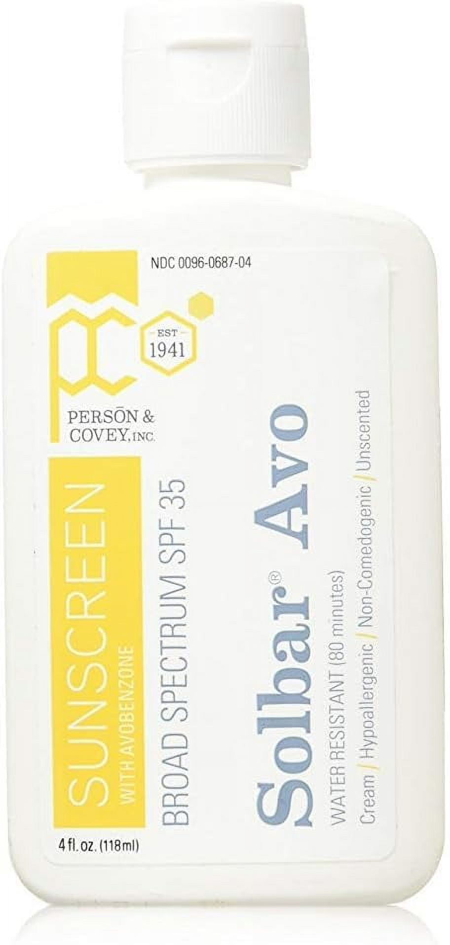 Solbar Avo Sunscreen Lotion SPF 35 4 oz (Pack of 5) - Walmart.com