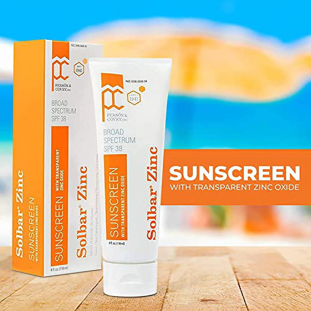 Solbar Zinc Sun Protection Cream SPF 38 4 oz (Pack of 3) - Walmart.com