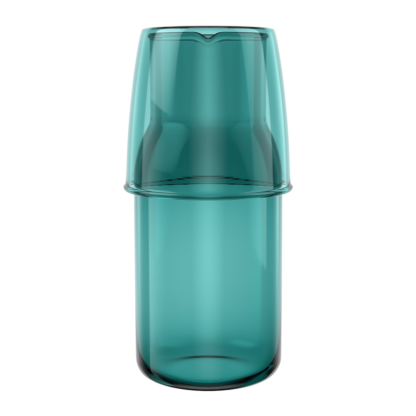 Sold 1 Set Bedside Water Pitcher Pot Glass Water Cup Nightstand Water ...