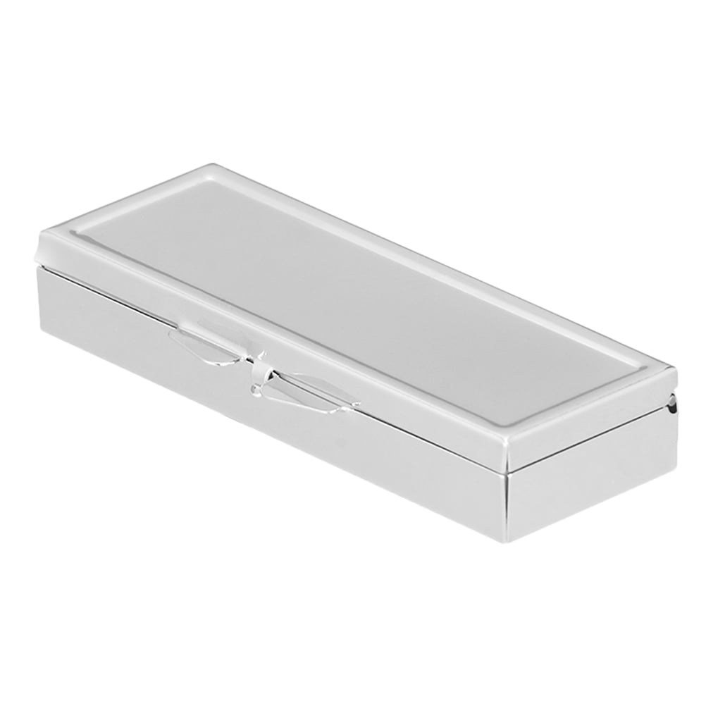 Sold 1Pc Rectangular Pill Box Candy Storage Box Stainless Steel Pill ...