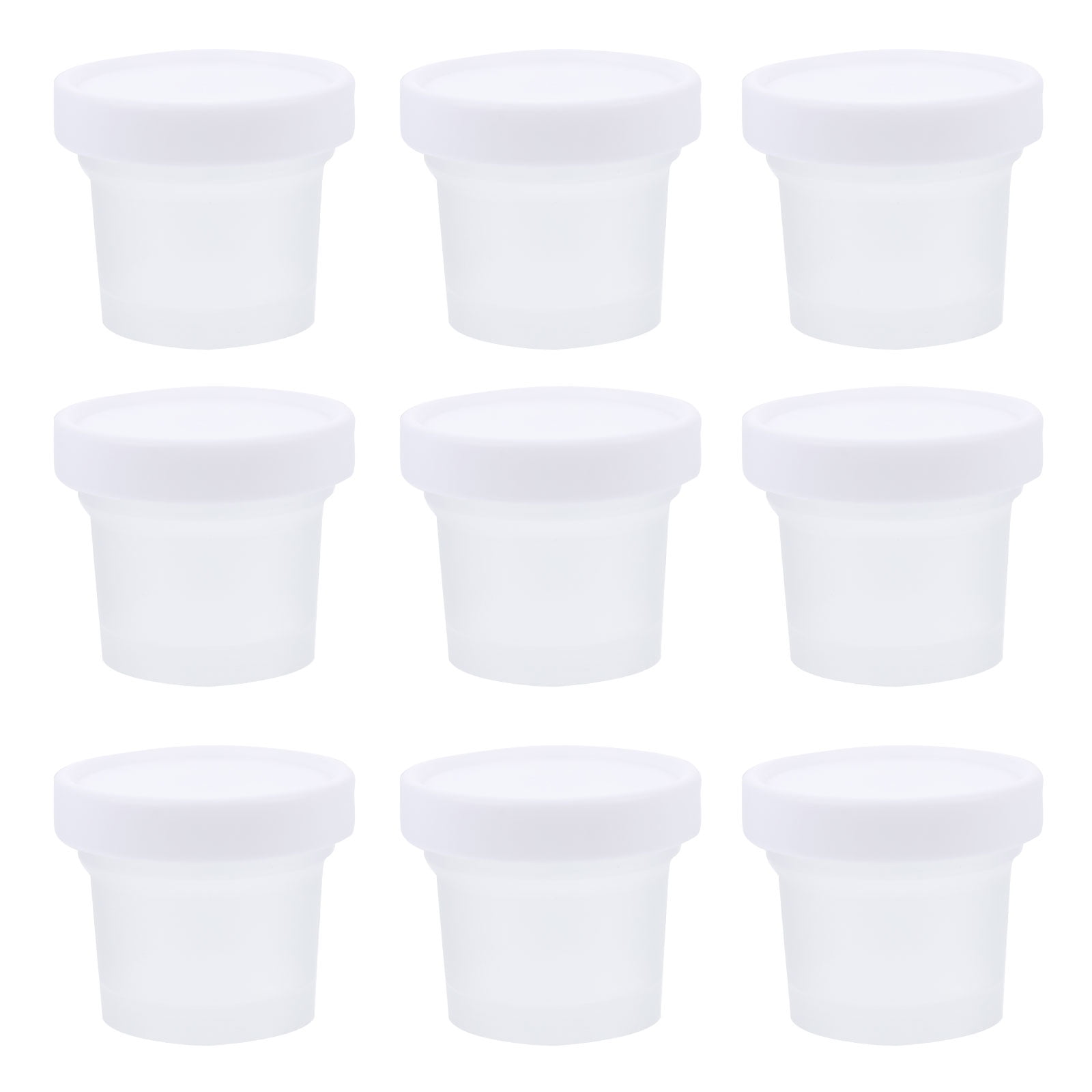 Sold 20pcs Dessert Cups with Lids Ice Cream Pudding Cups Compact Snack ...