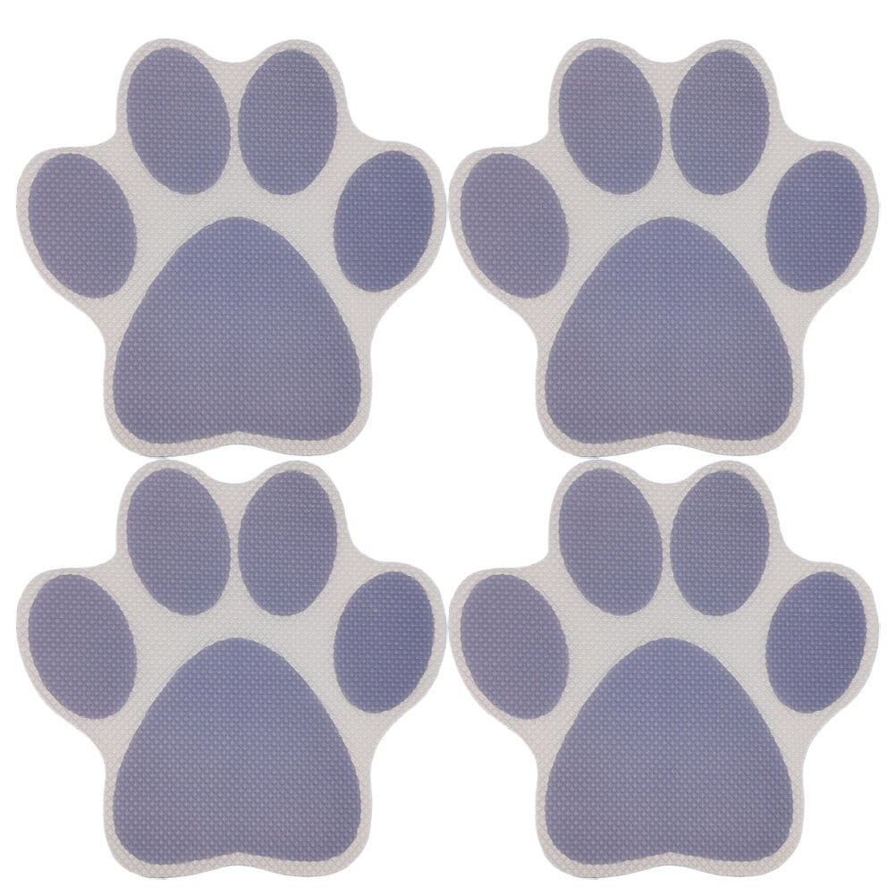 Sold 4PCS Dog Footprint Stickers Cartoon Bathtub Stickers Prevention ...