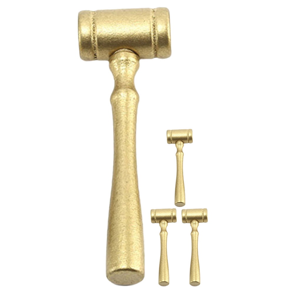 Sold 4pcs Wooden Small Gavel Party Costume Hammer Judge Wooden Gavel ...