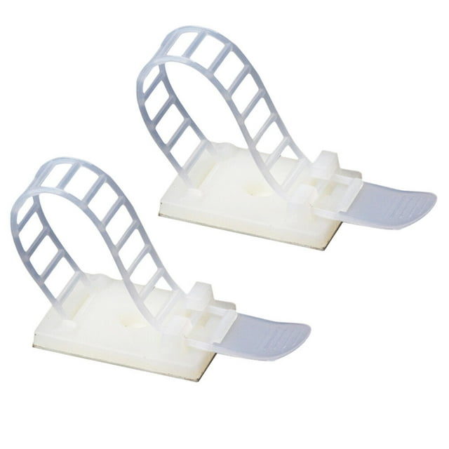 Sold 50pcs Adjustable Cable Tie Self Adhesive Wire Fixer Cord Cable ...