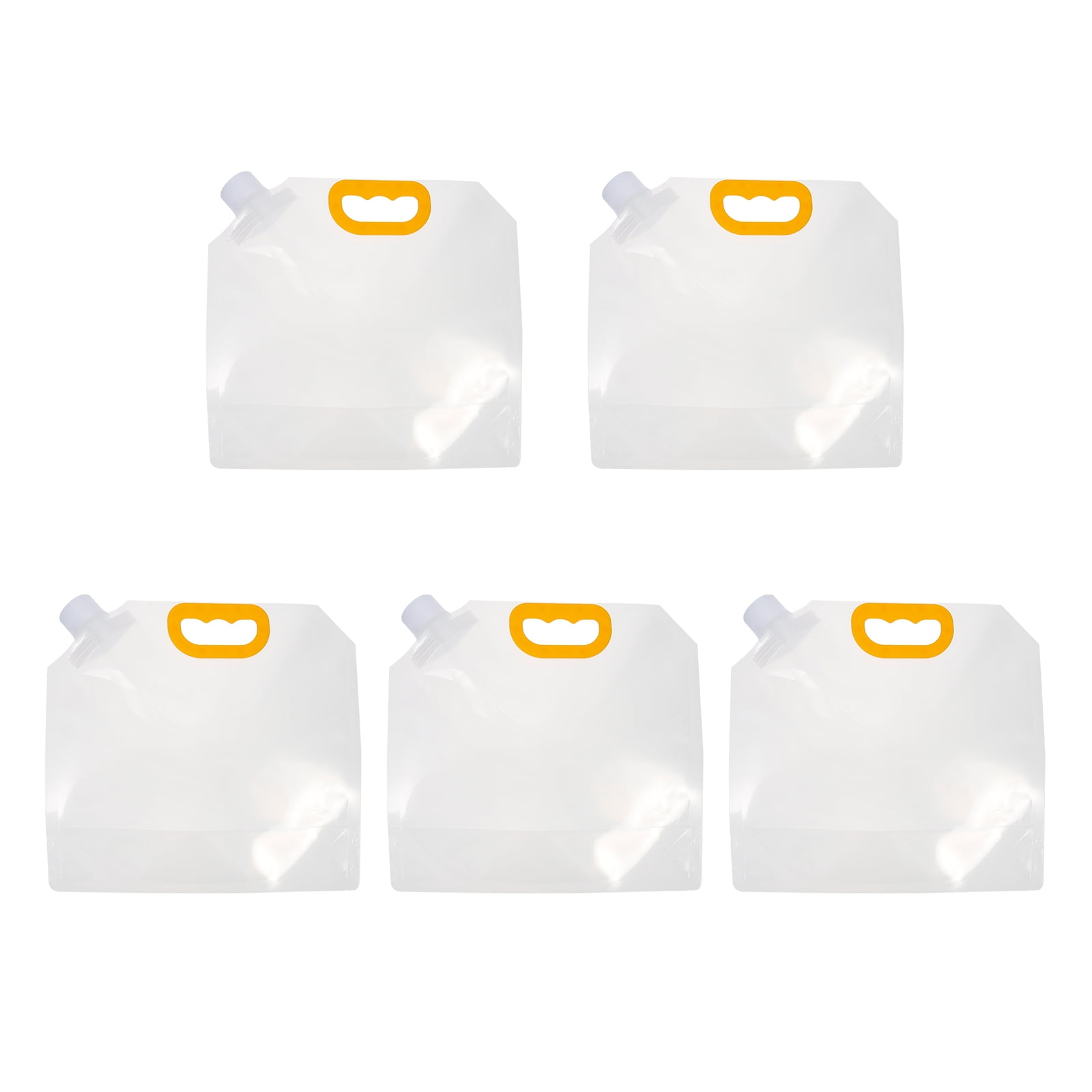 OUNONA Clear Drinking Bag with Screw Lid for Storage Made of Safe PE ...