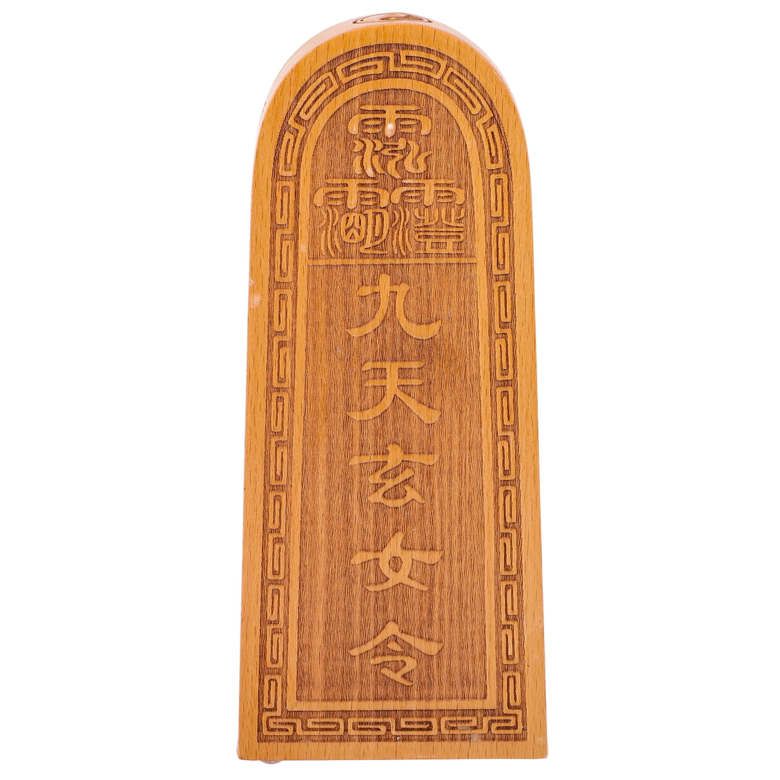 Sold Carved Token Statue Wooden Token Shape Ornament Token Model ...