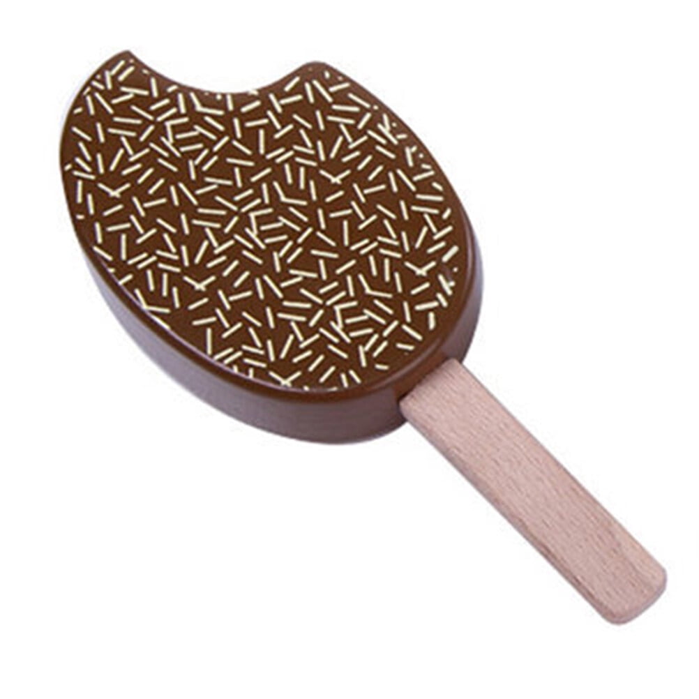 OUNONA Wooden Popsicle for Pretend Hand Painted Multi Color Kids ...