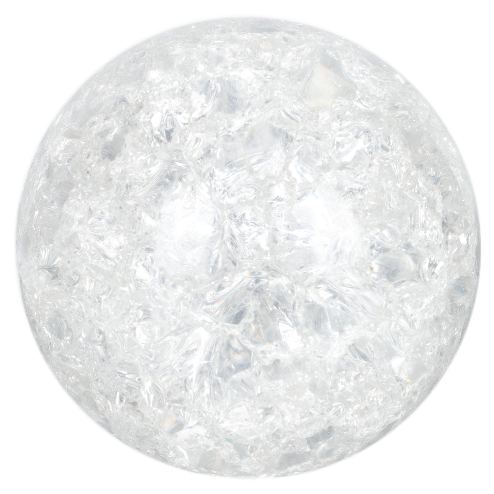 Sold Delicate Crystal Ball Ice Crack Design Crystal Ball Decoration ...