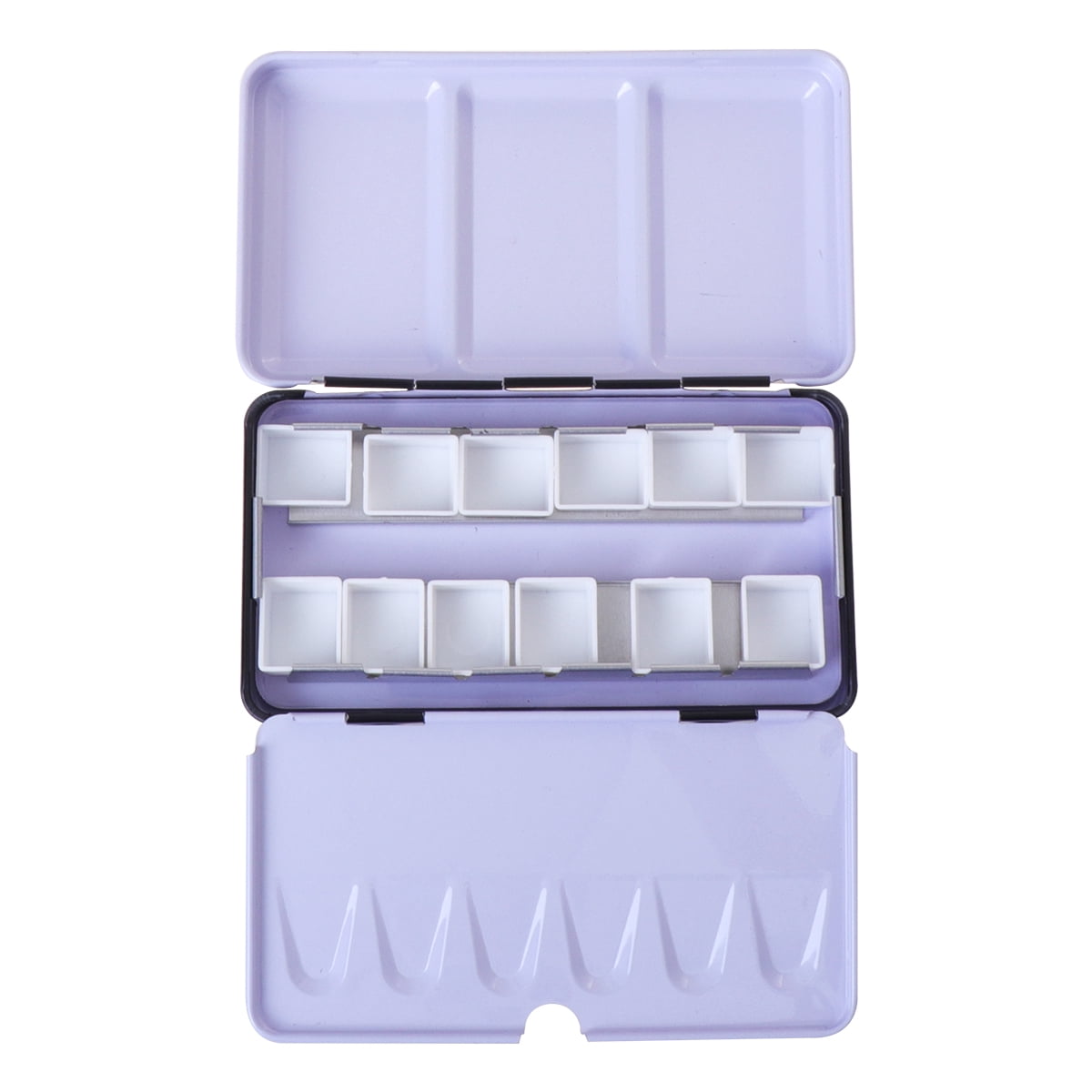 Sold Empty Iron Boxes Watercolor Subpackage Case Solid Pigment Storage ...