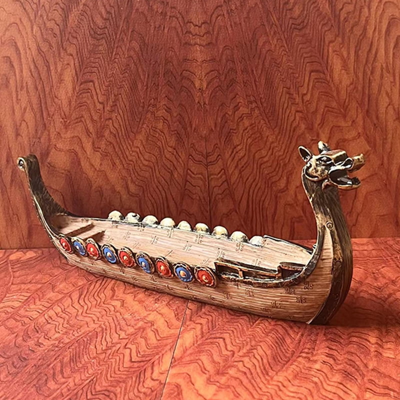 Sold Exquisite Resin Ship Sculpture Resin Boat Model Toy Boat Model ...