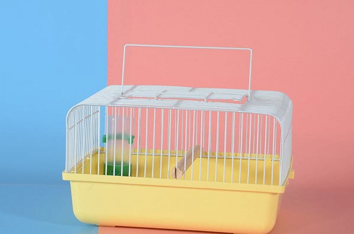 Sold Portable Bird Cage with Waterer Food Box Spacious Bird Cage for ...
