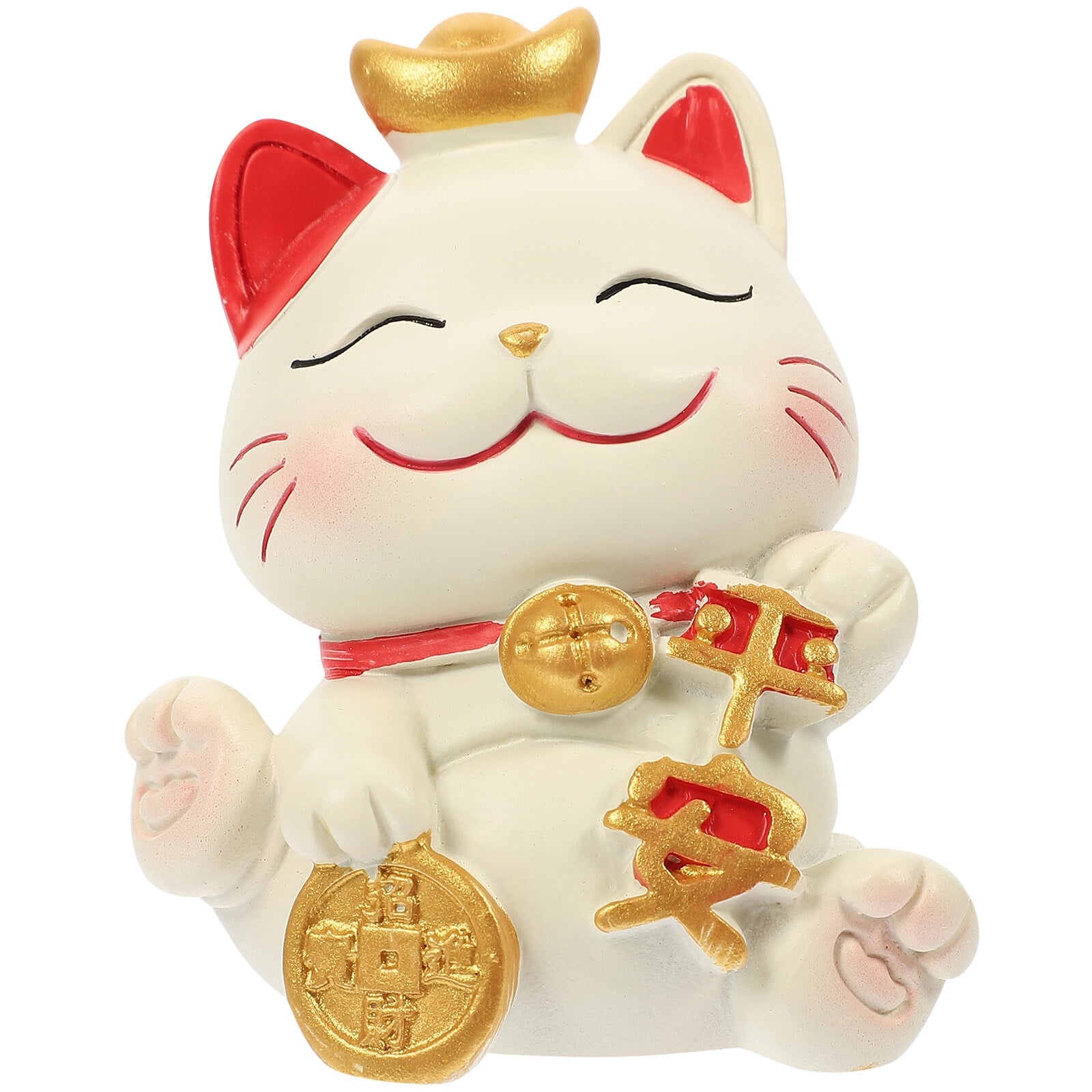 Sold Resin Cats Fortune Cat Figurine Decorations Cat Figure Resin ...