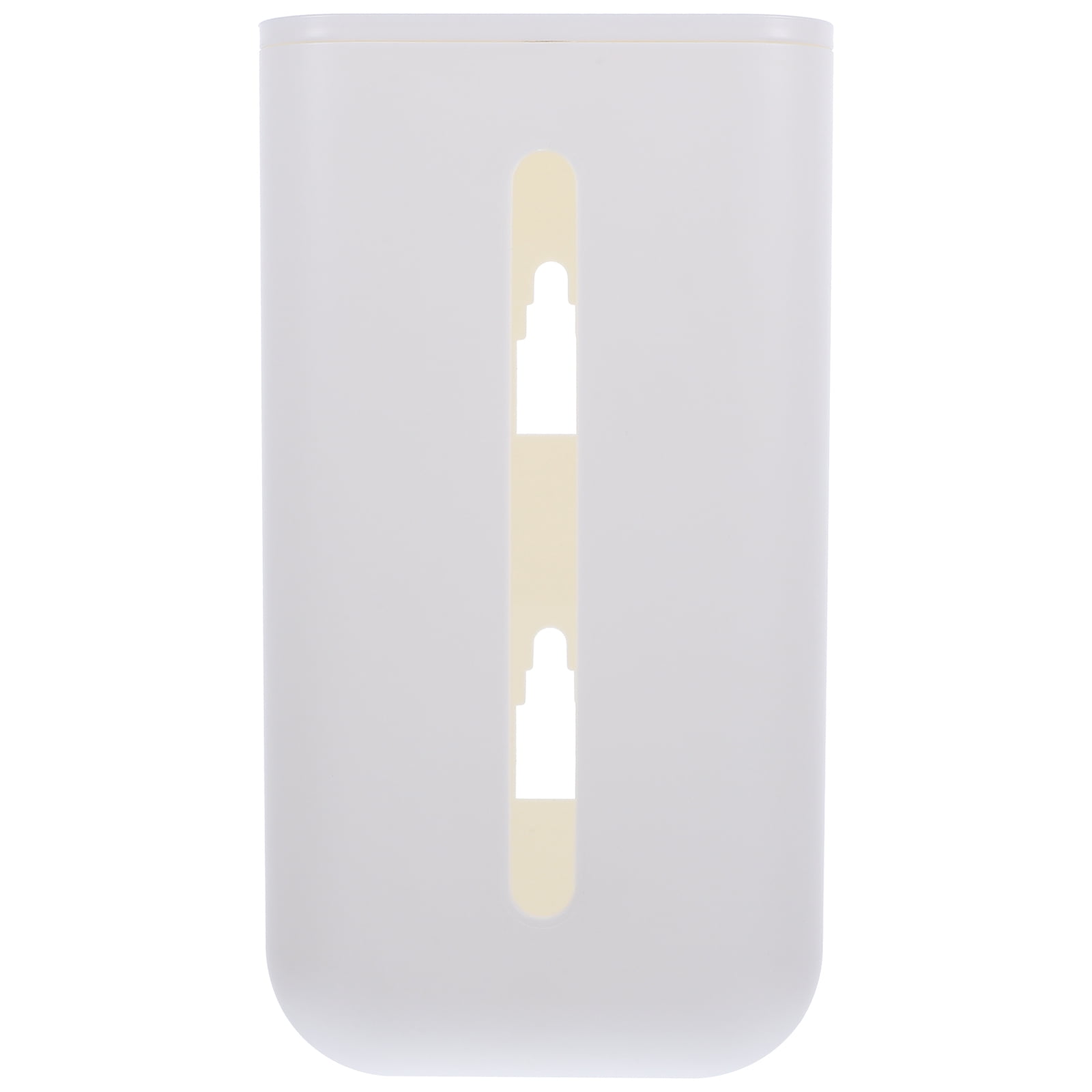 Wall Mount Trash Bag Holder and Tissue Dispenser Storage Box in White ...