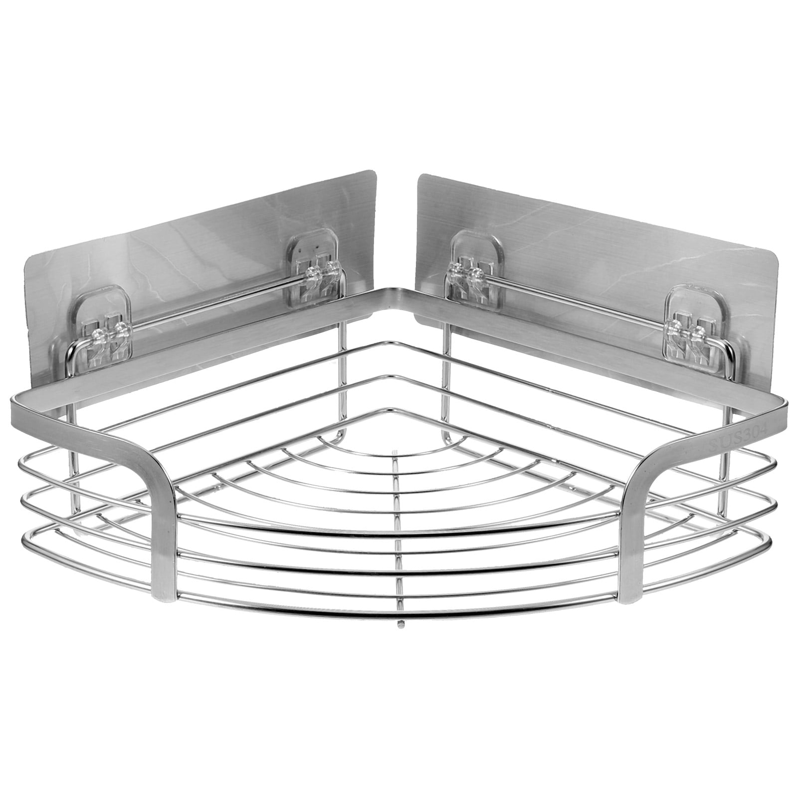 Sold Triangle Bathroom Shower Rack Corner Shelf Basket Wall Mount ...