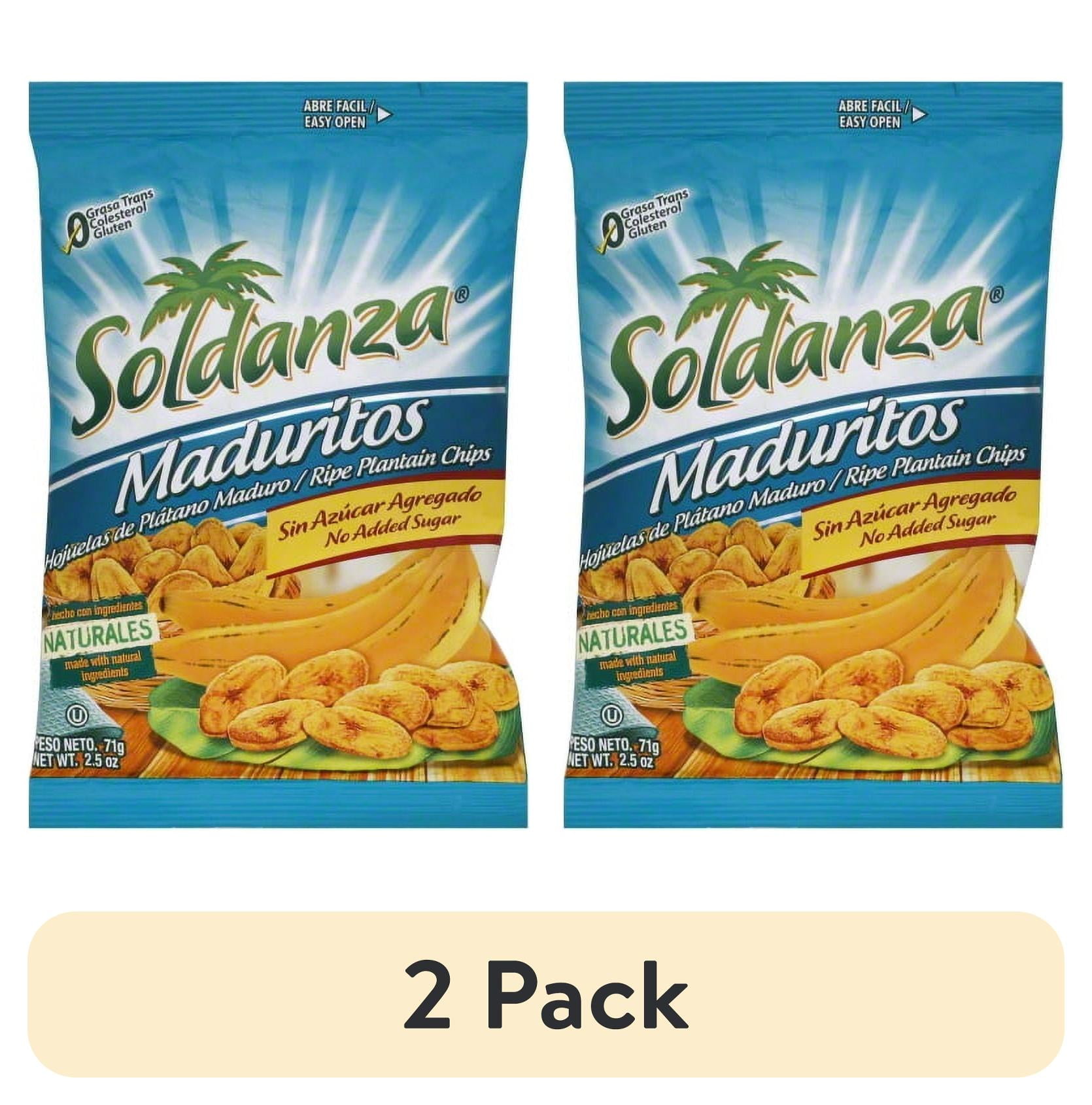 (2 pack) Soldanza Sweet Plantain Chips - Walmart.com