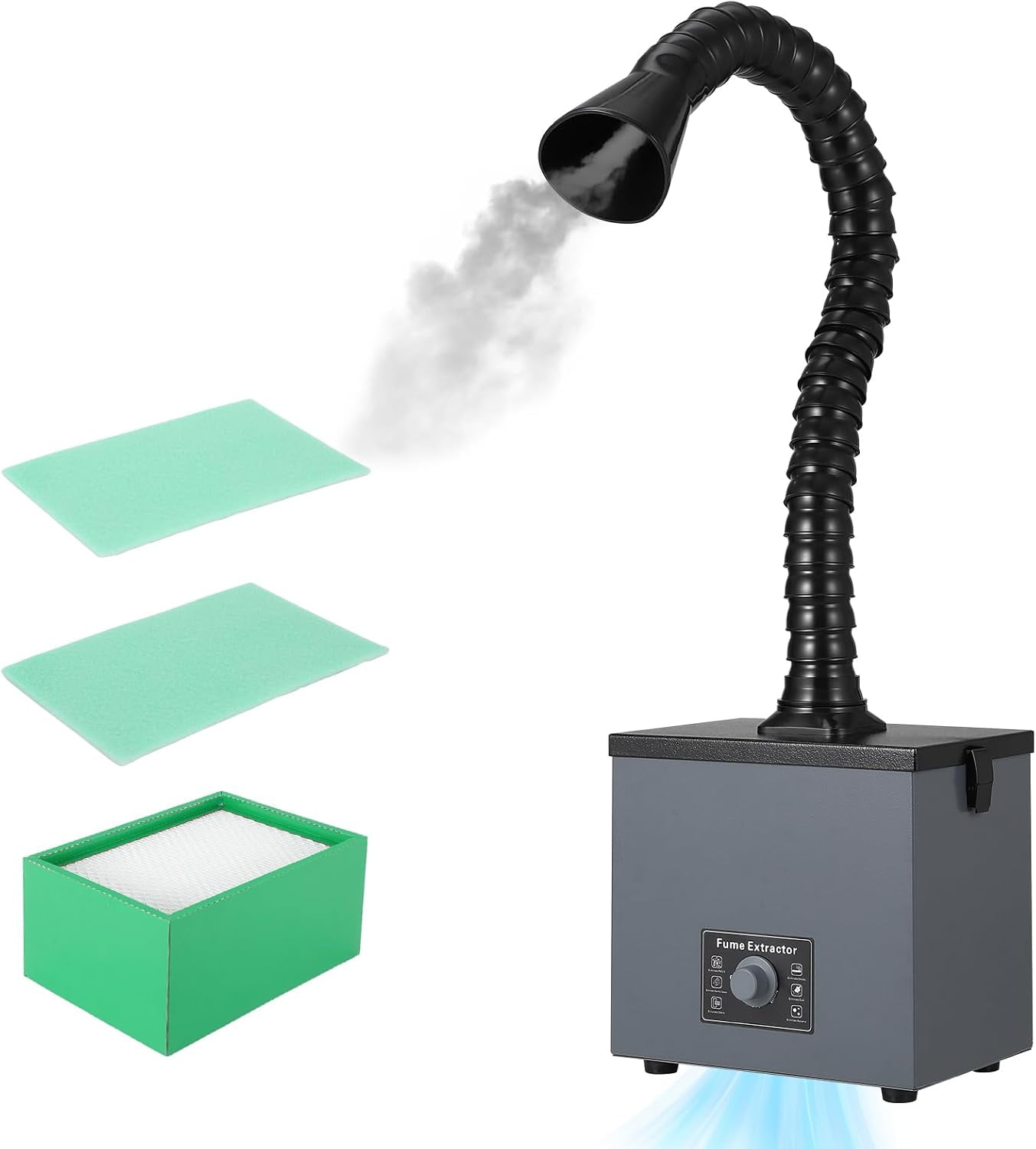 Solder Fume Extractor,Powerful 100W Suction,Low Noise High Efficiency ...