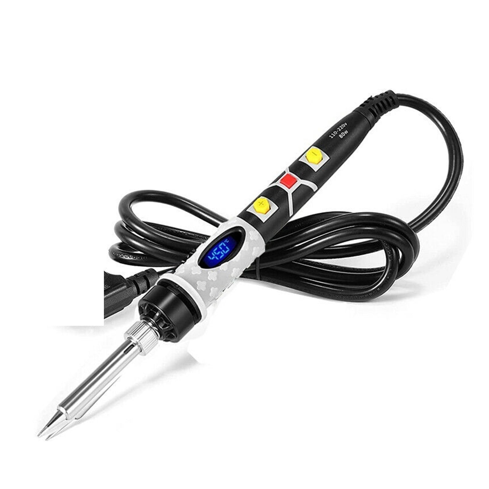 Solder Iron Kit Electric Soldering Tools Tips ,Adjustable Temperature ...