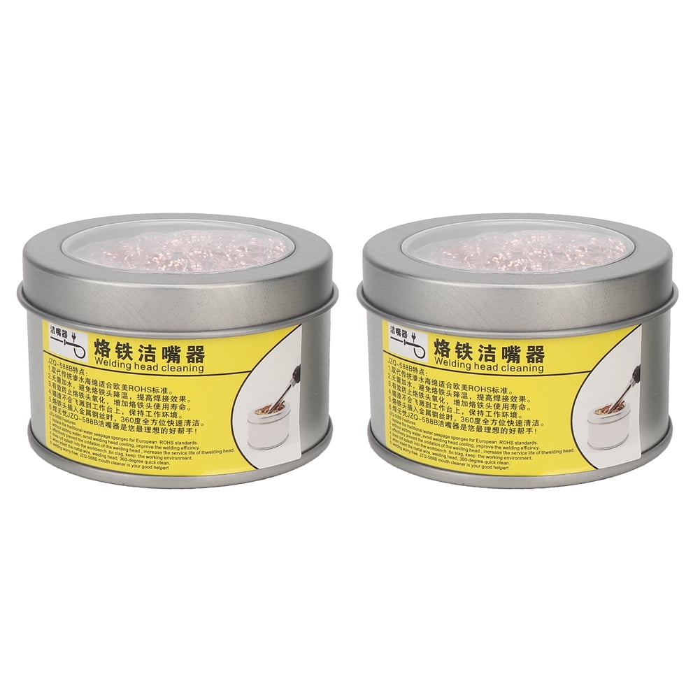 Solder Iron Tip Cleaner Copper Wire Cleaning Ball (2pcs) - Walmart.com