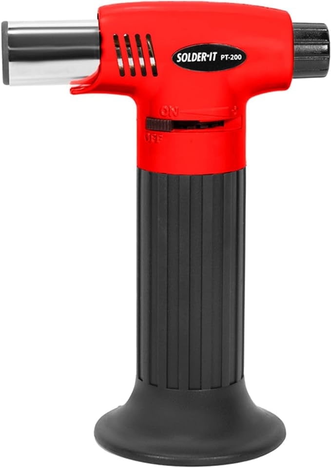 Solder-It Red Pro-Torch PT-200 | Mini Butane Torch Lighter | Compact ...