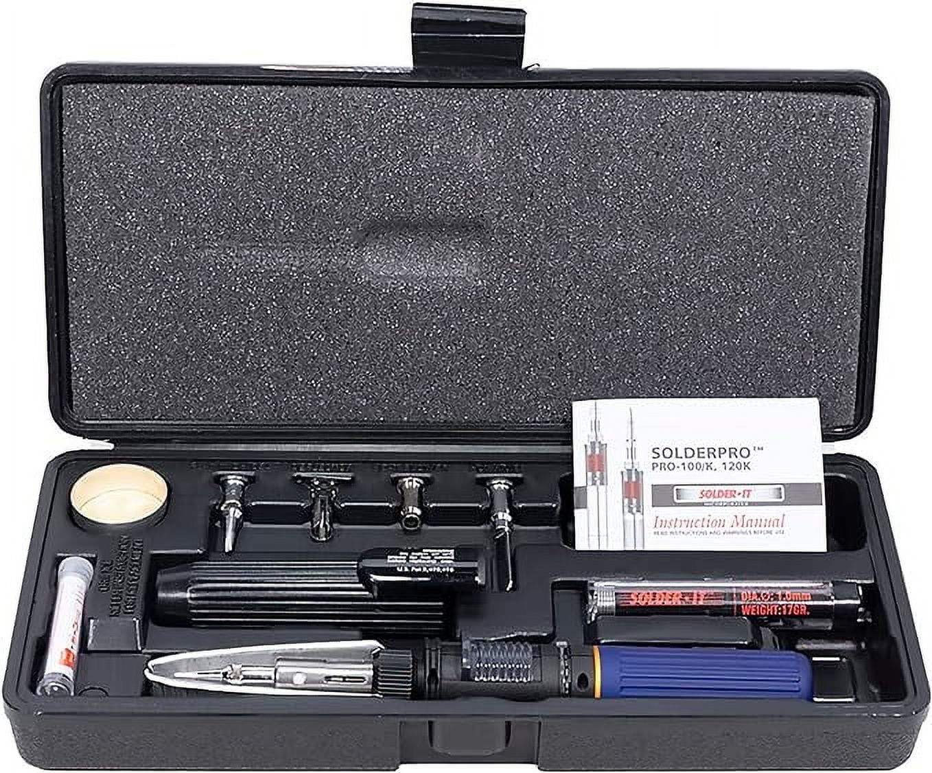 Solder-It SolderPro 100 Soldering Iron Kit (PRO-100K) | Multi-Function ...