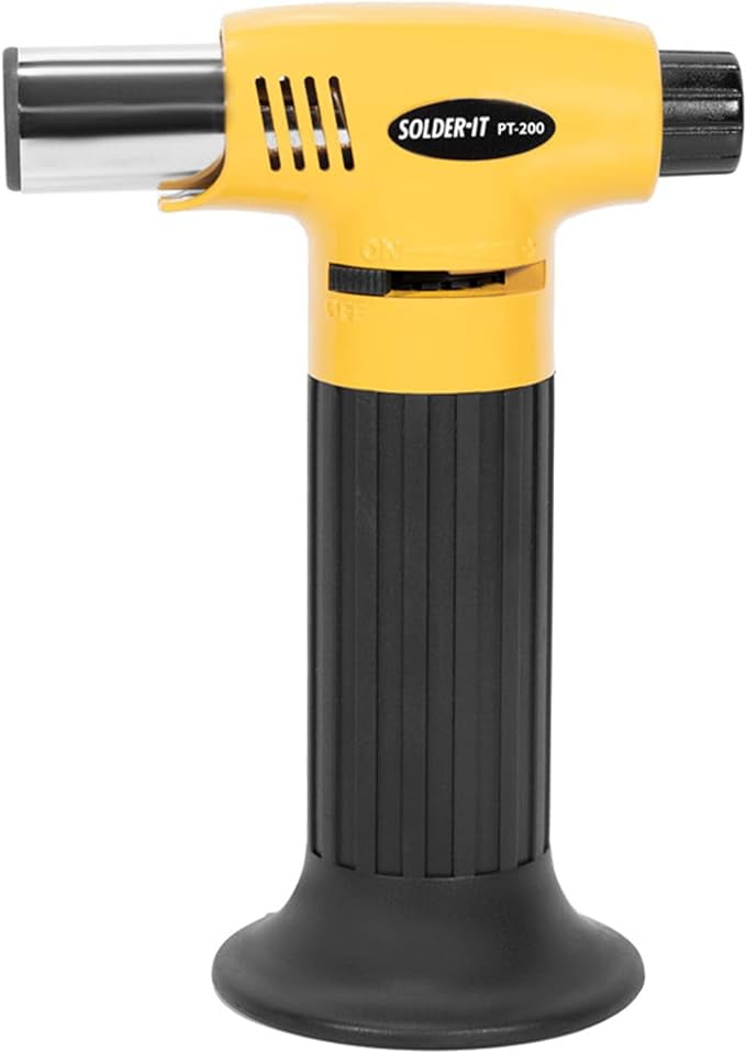 Solder-It Yellow Pro-Torch PT-200 | Mini Butane Torch Lighter | Compact ...
