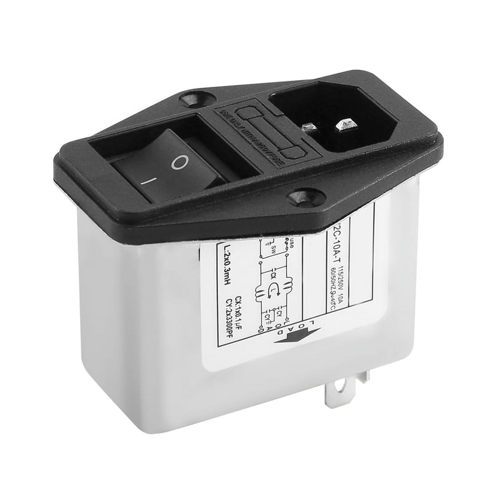 Solder Lug Terminals IEC 320 C14 Filter+Boat Switch+Fuse Holder ...