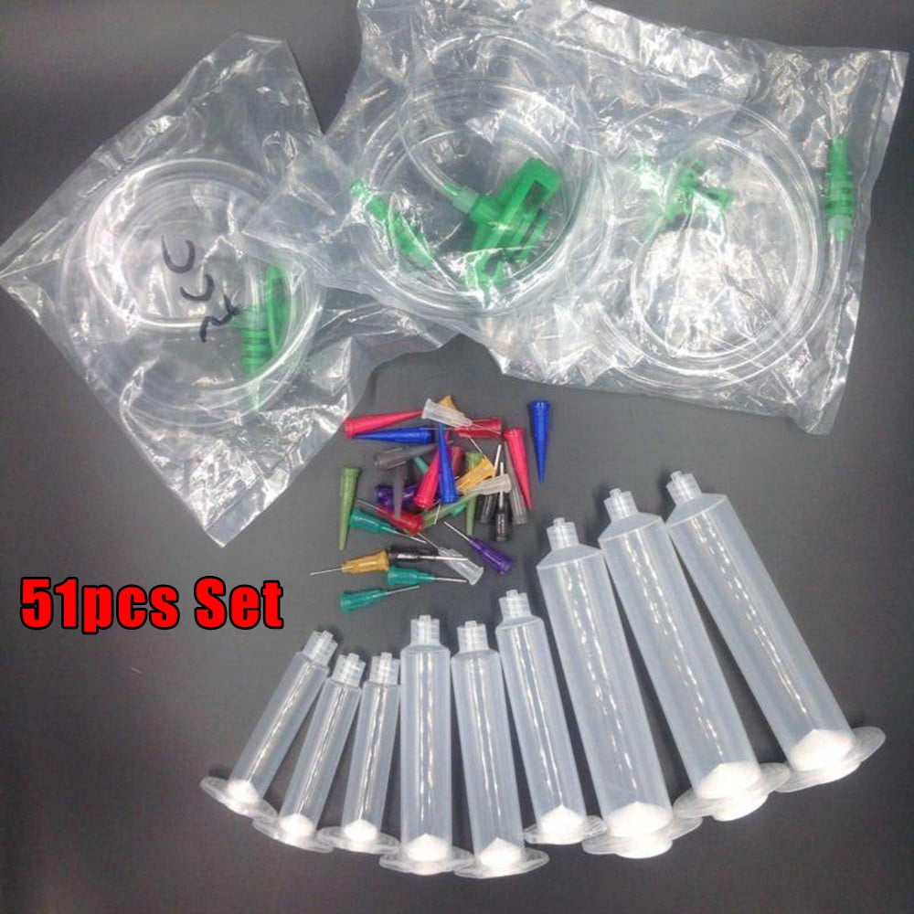 Solder Paste Adhesive Glue Syringe Barrel Dispensing Needle Tip Liquid ...