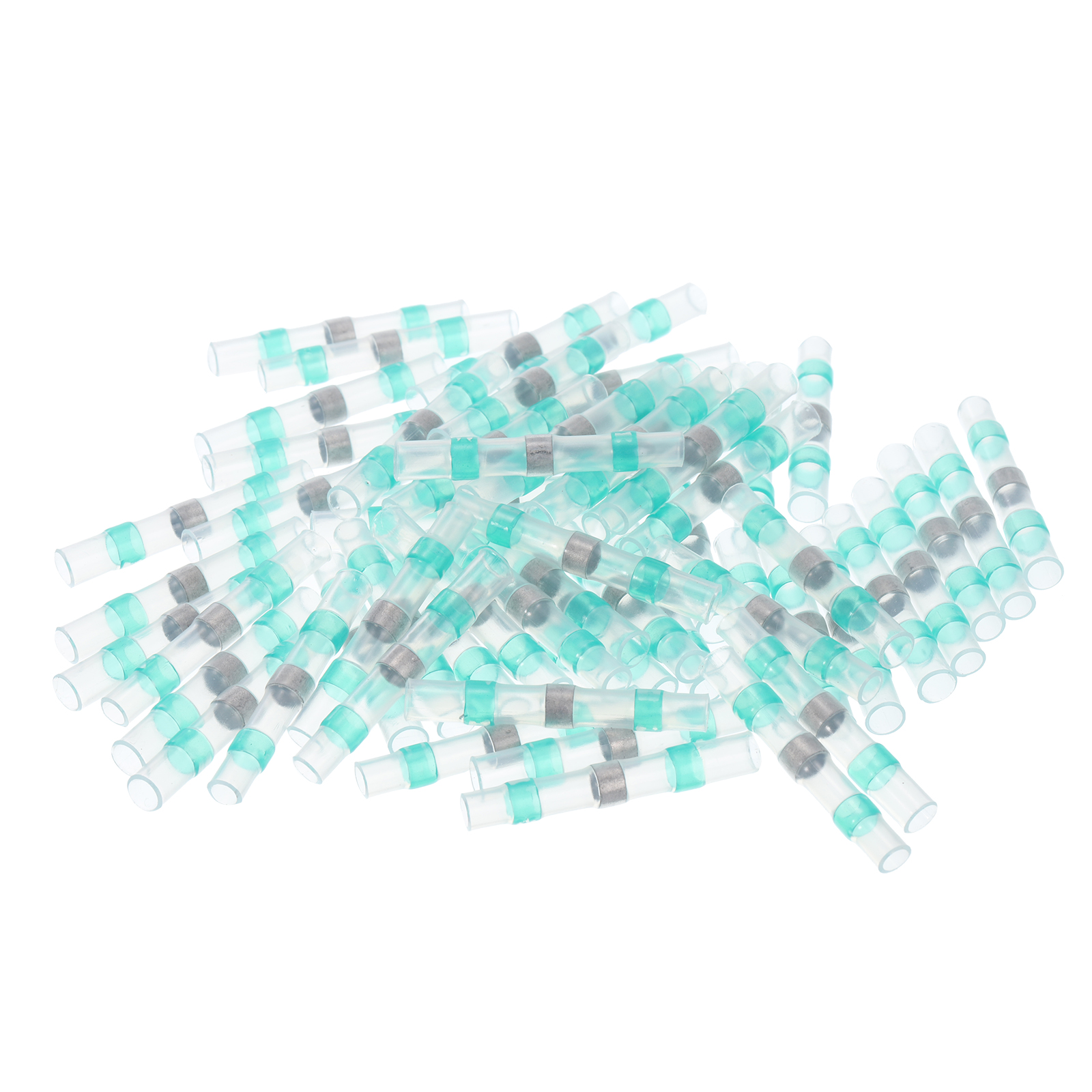 Solder Seal Wires Heat Shrink Butt Connectors 100pcs 18 to 16 AWG Green ...