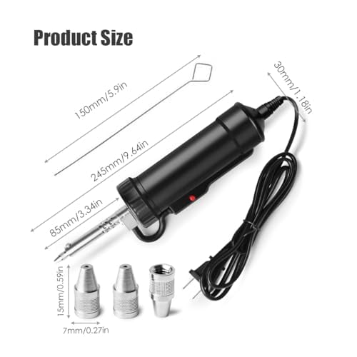 Solder Sucker Desoldering Pump Tool Kits, AC110V 30W Automatic Electric ...