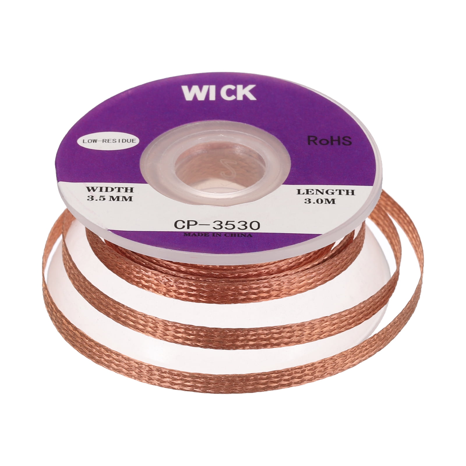 Solder Wick Braid No-Clean Desoldering Braid 0.14 In x 10 Feet 1 Pack ...
