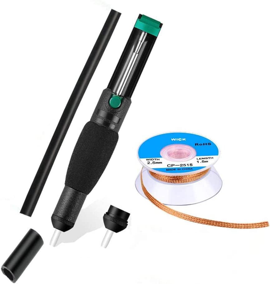 Solder Wick and Desoldering Pump, Spare nozzle, Sucker, Wick,1pcs Braid ...